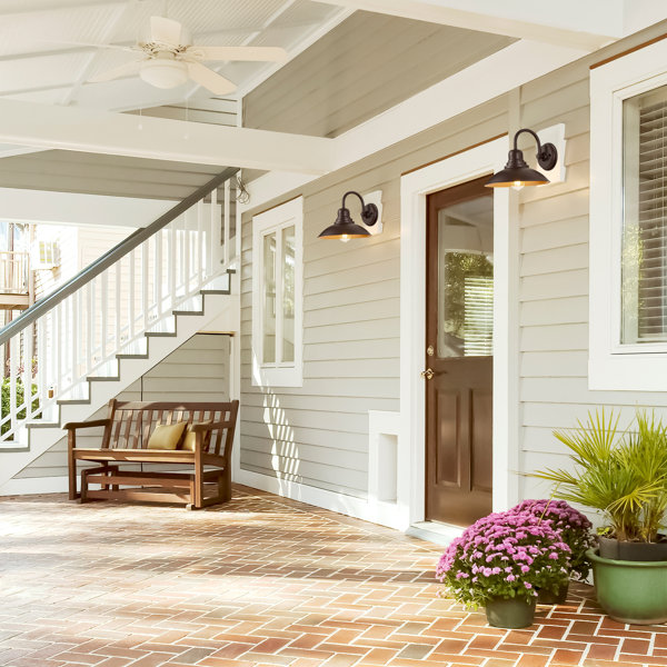 Gracie Oaks Olessya Steel Wall Light | Wayfair